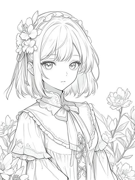 我特别喜欢线稿和上色！ 花瓣网