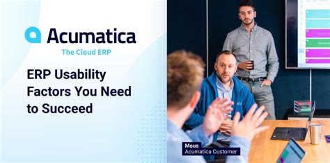 Erp Usability Factors You Need Acumatica Cloud Erp