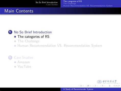 recommender system introduction