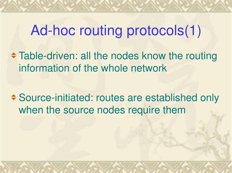 Ppt Performance Evaluation Of Common Power Routing For Ad Hoc Network