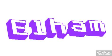 Elham Name Animated  Logo Designs