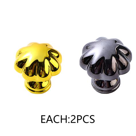 Hibibud 4pcs Cabinet Knobsbright Luster Drawer Knobsclassic Matching