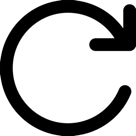 Arrow Clockwise Arrows Circular Rotating Symbol Circular Arrow Just Icons Icon