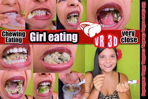 Vr Feet Clips Eating Girls Clips 3d Vr Virtual Reality Pretty Girl Eats A Sandwich With