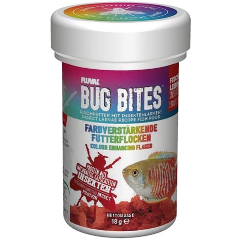 Fluval Bug Bites Colour Enhancing Flakes 18 G