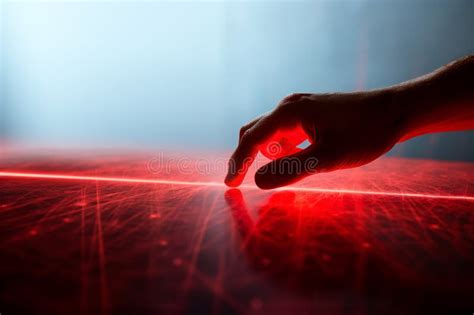 New Technology Research AI Researcher At Work Data Visualisation Big Data Technology And Data