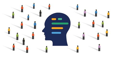 premium vector artificial intelligence ai public crowd response