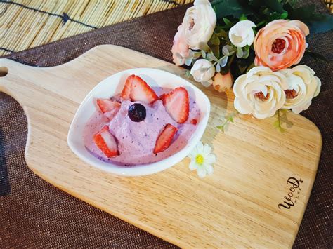 딸기 블루베리 스무디~상큼 발랄한맛