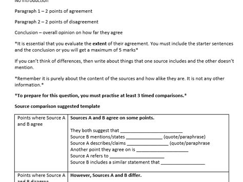 Igcse History Paper 2 Section A Russia Question Guidance Teaching Resources