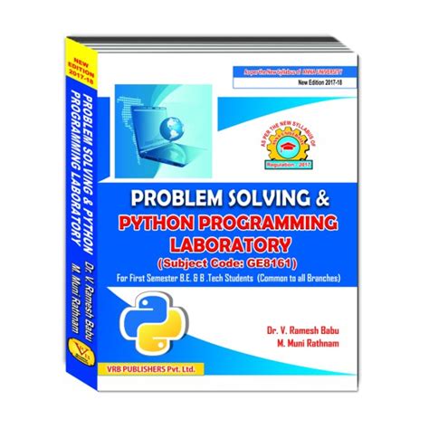 Problem Solving And Python Programming Laboratory