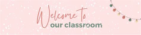 Cute Winter Themed Google Classroom Header