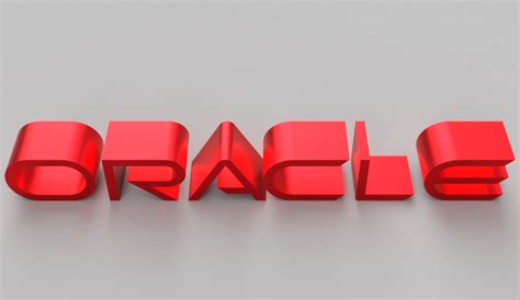 Файл Stl Логотип Oracle・Шаблон для загрузки и 3d печати・cults
