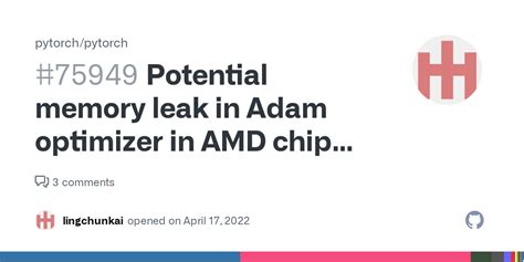 Potential Memory Leak In Adam Optimizer In Amd Chips Cpu · Issue
