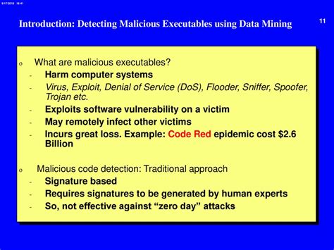 Malicious Code Detection And Security Applications Ppt Download
