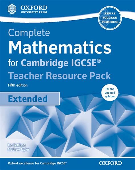 Maths Igcse Tr Syllabus Oxford Excellence For Cambridge Igcse® Extended Ian Bettison Mathew