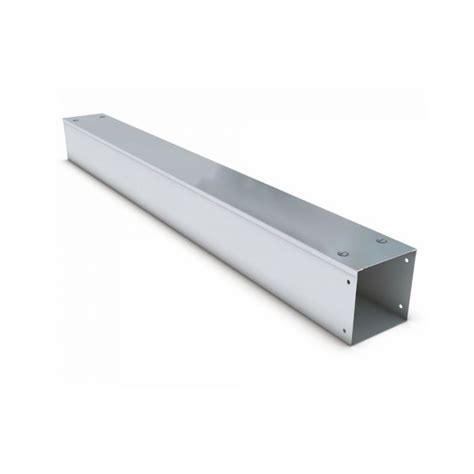 75mm X 75mm Galvanised Steel Trunking 3m Length