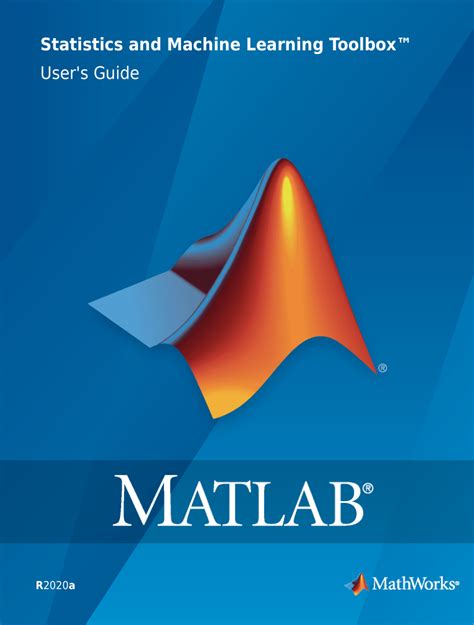 matlab statistics and machine learning toolbox user s guide 2020