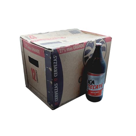 Carton Cerv Caguamon Tecate 12lt Súper La Mas Chiquita