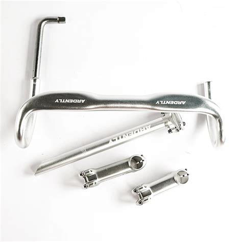 알루미늄 자전거 Tt 바 자전거 불혼 핸들바 고정 기어 자전거 드롭 바 사이클링 플레어 벤트 바 318mm 380mm 400mm