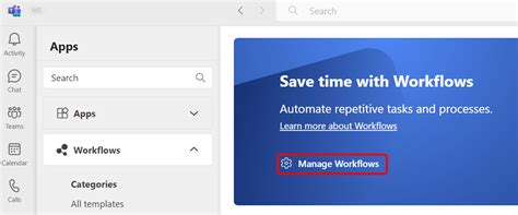 Browse And Add Workflows In Microsoft Teams Microsoft Support
