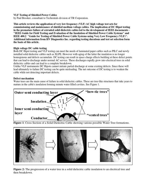 Vlf Testing Guidelines Pdf Engineering Manufactured Goods