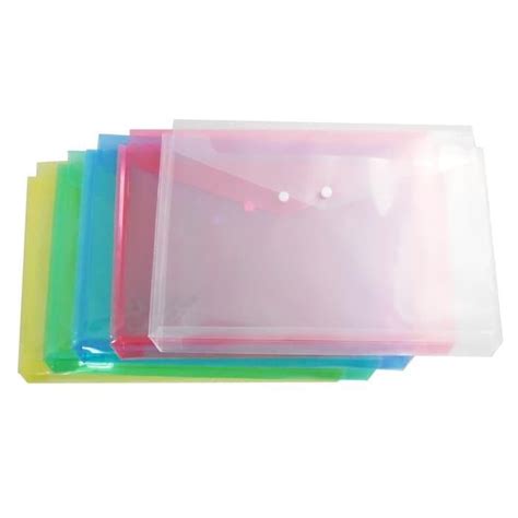 Jual Map Plastik Kancing Map Kancing Punggung Folio Folder One Merah