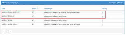 Panduan Block Order Pembelian Karena Ada Hutang Yang Jatuh Tempo