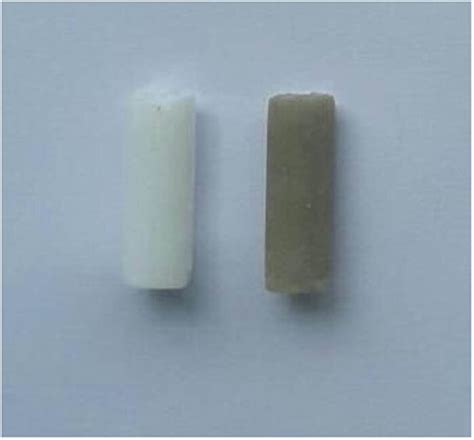 The Appearance Of The Organic Monolith Before Left And After Right Download Scientific