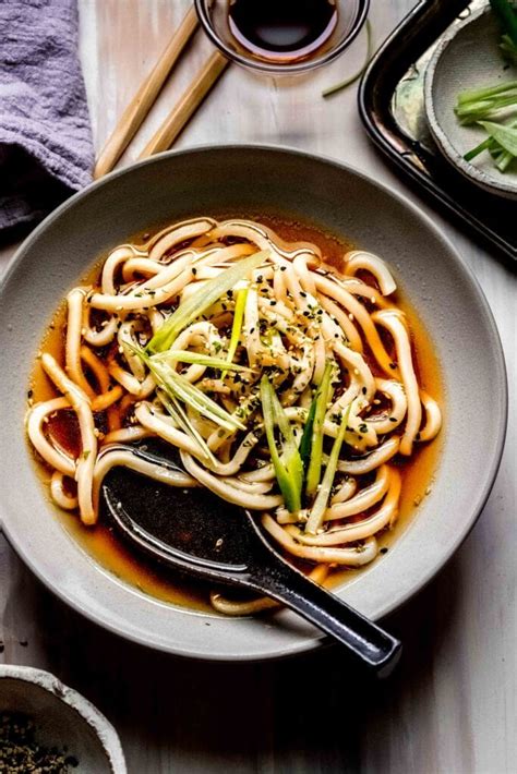 Udon Noodle Soup Easy 5 Minute Recipe Platings Pairings