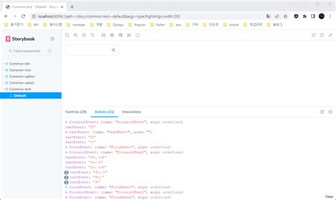 [230516 til] storybook을 이용한 angular 컴포넌트 관리 with [ ngmodule ]