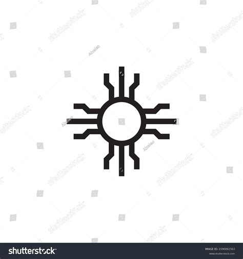 Microchip Pc Cpu Processor Black Icon Stock Vector Royalty Free 2190061563 Shutterstock