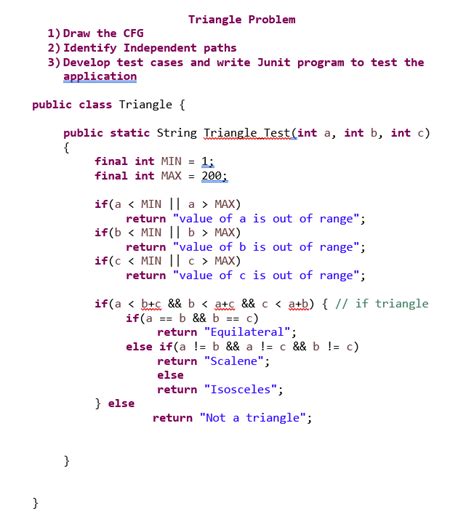 [solved] just 1 and 2 triangle problem 1 draw the cfg 2 identify
