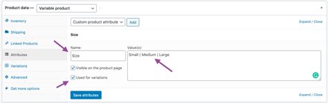 Variable Product Woocommerce