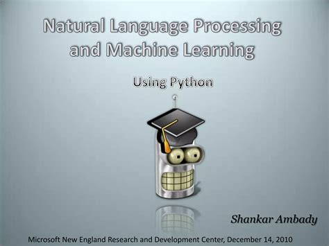 Nltk Natural Language Processing In Python Pptx Technology And Computing