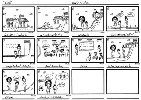 ผลงาน สตอรี่บอร์ด