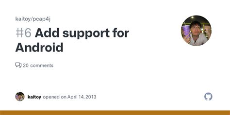 add support for android · issue 6 · kaitoy pcap4j · github