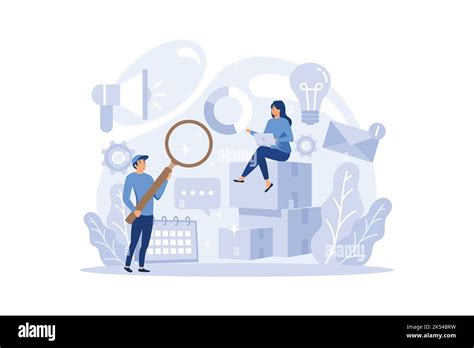 Marketer Concept Advertising And Marketing Concept Business Strategy And Communucation With A