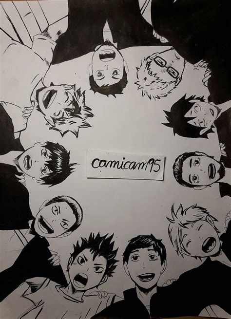 Fan Art Karasuno Fight Rhaikyuu