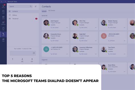 Top 5 Reasons The Microsoft Teams Dialpad Doesnt Appear