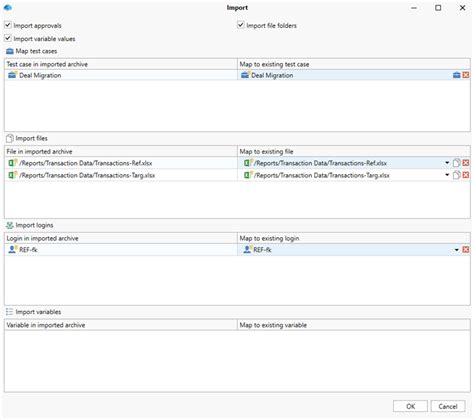 import export and duplicate