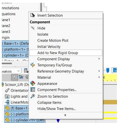Mate Redundancies In Solidworks Motion Simulation