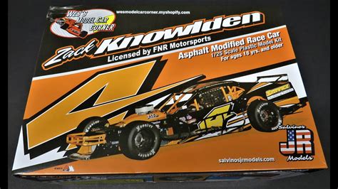 ALL NEW KIT Asphalt Modified Race Car Zack Knowlden Scale Model Kit Review FIRST LOOK YouTube