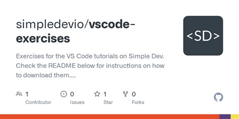 GitHub Simpledevio Vscode Exercises Exercises For The VS Code Tutorials On Simple Dev Check