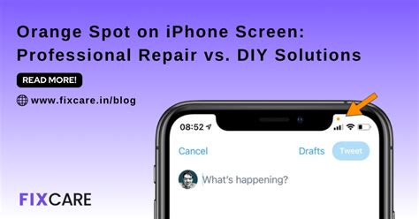 Orange Spot On Iphone Screen Professional Repair Vs Diy Solutions