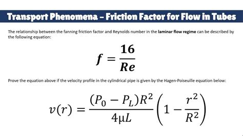 Fanning Friction Factor Calculator