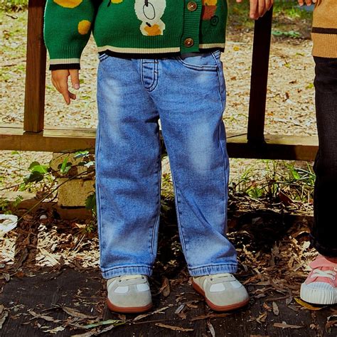 아이좋아 기모 일자핏 데님팬츠 Mltj23t61 이랜드몰