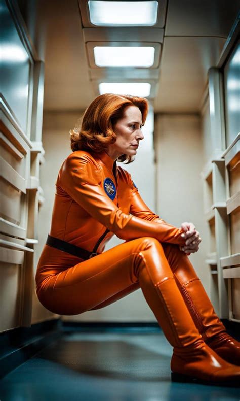 Dana Scully In Her Cell Zero Gravity On The Heo S By Husker On Deviantart