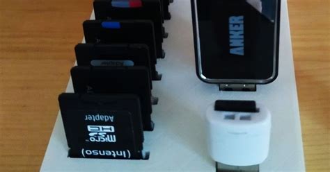 Sd Card And Usb Stick Organizer By Holgib Download Free Stl Model