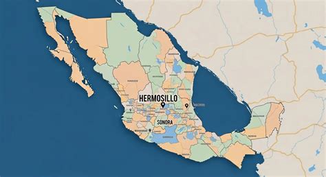 Mapa De Hermosillo Un Viaje Por La Geografía Y Territorio De La