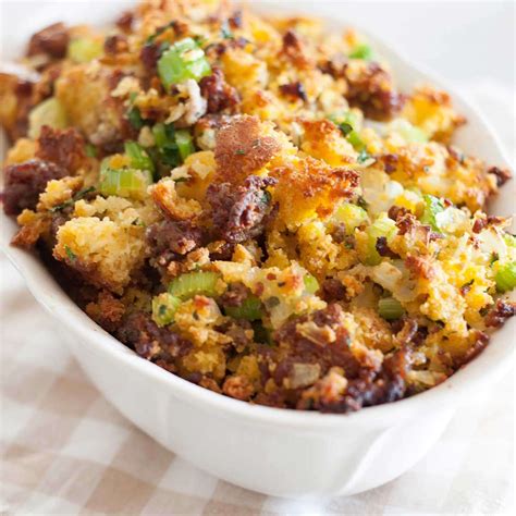 Cornbread Dressing With Sausage Cup Of Yum